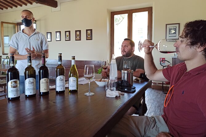 Rosso and Brunello Di Montalcino Wine Tour Including Lunch and Visit to 2 Local Wineries - Discovering Montalcino Town