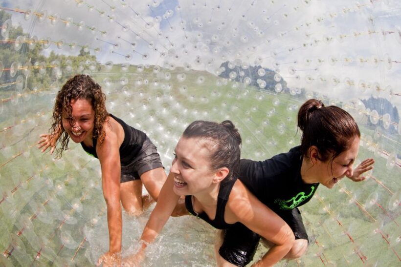 Rotorua: ZORB Inflatable Ball Rides - Key Points
