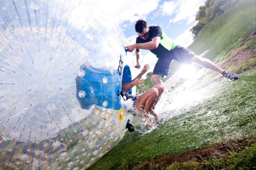 Rotorua: ZORB Inflatable Ball Rides - Post-Ride Relaxation and Facilities