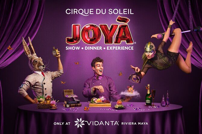 Round-Trip Hotel Pick up + Cirque du Soleil JOYÀ Tickets - An Introduction to Cirque du Soleil JOYÀ in Riviera Maya
