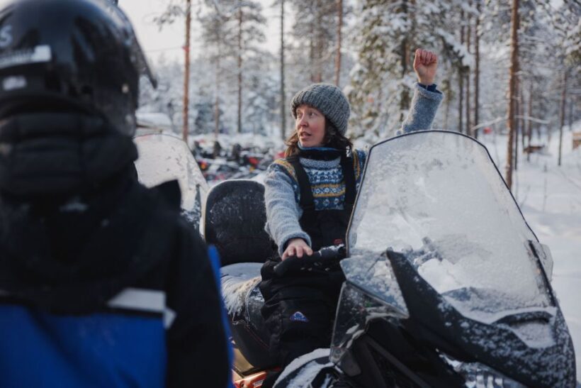 Rovaniemi: Ice Fishing & Snowmobile Safari Combo Day - Key Points