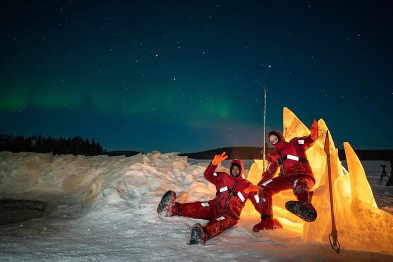 Rovaniemi: Ice Floating in Forest Lake with Aurora Borealis - Who Would Love This Experience?