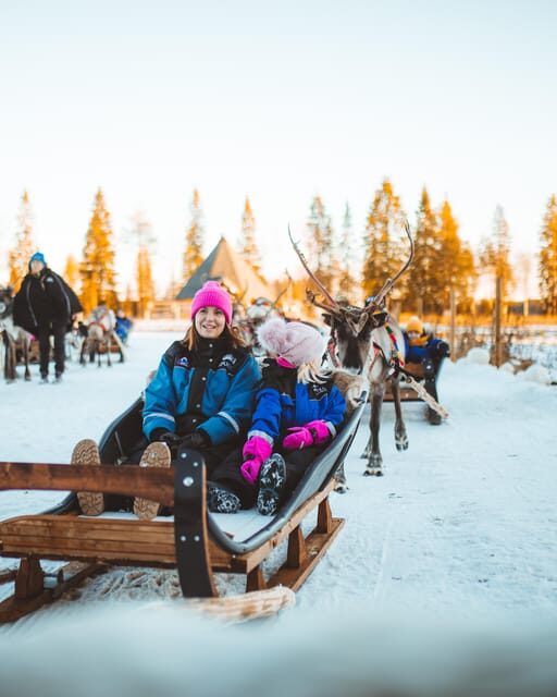 Rovaniemi: Reindeer Ride to Santa through the Magic Forest - A Festive Journey into the Arctic Forest