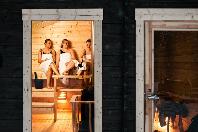 Rovaniemi Sauna World with a Hot Tub, Jacuzzi and Cold Pool - The Transportation and Duration