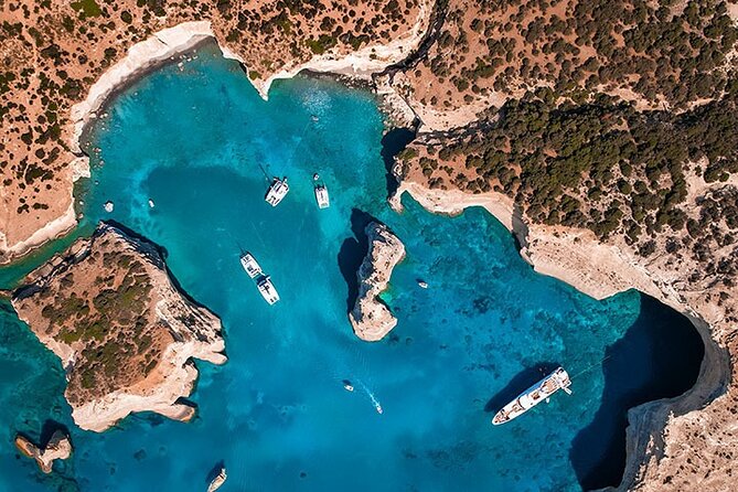 Royal Blue Half Day Private Tour to Kleftiko Milos - Inclusions