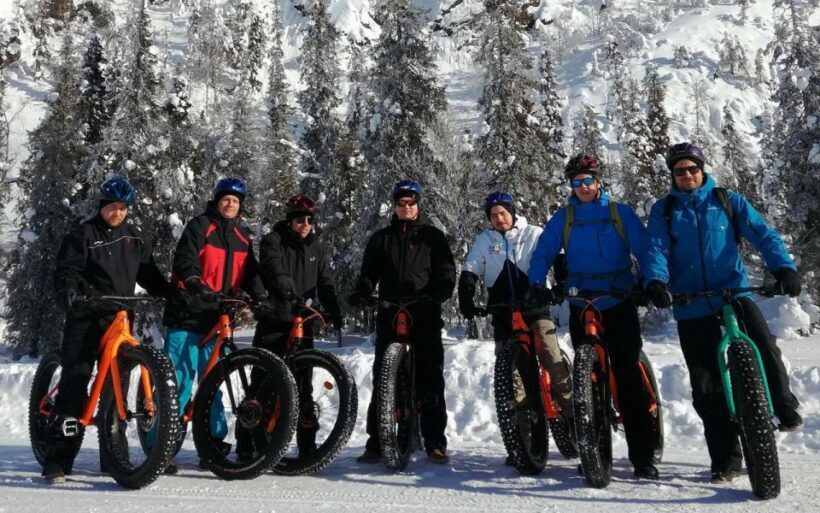 Ruka: Guided fatbike safari - The Group Size and Guide