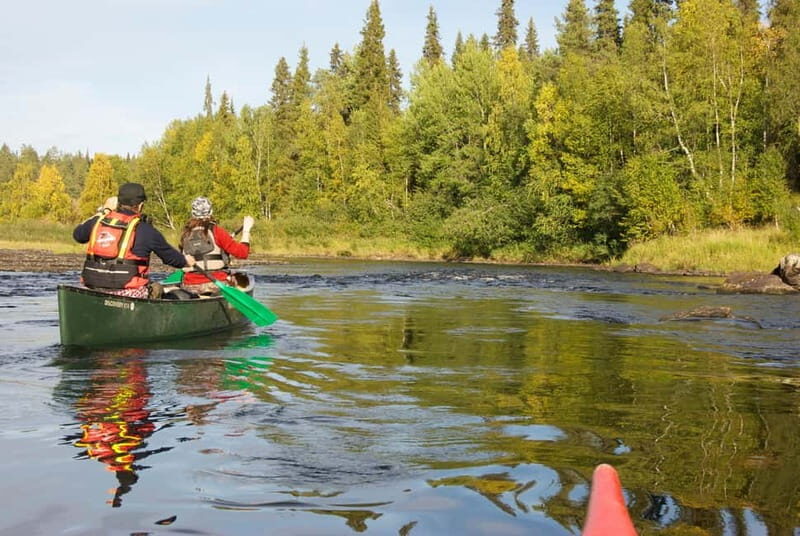 Ruka : Summer evening canoeing on the lake Rukajärvi - The Break and Refreshments