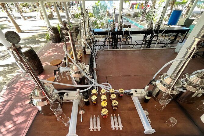 Rum Making Masterclass Galleon Beach Antigua 2 People per Station - Key Points