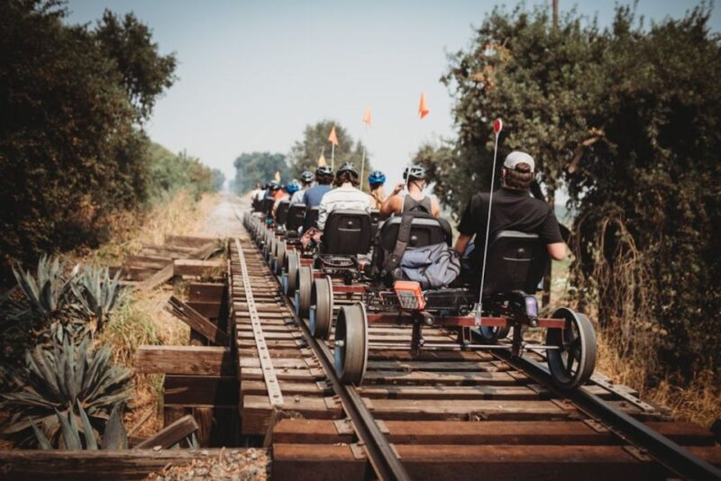 Sacramento: Yolo Countryside Guided Rail Bike Tour - Key Points