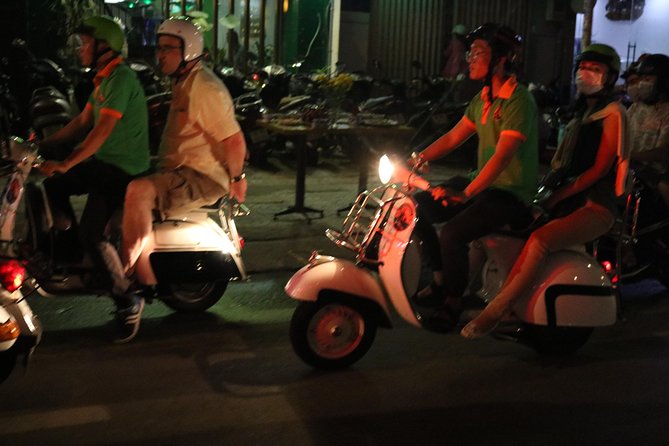 Saigon After Dark Vespa Street Food Tour + Live Music 4 hours - Frequently Asked Questions
