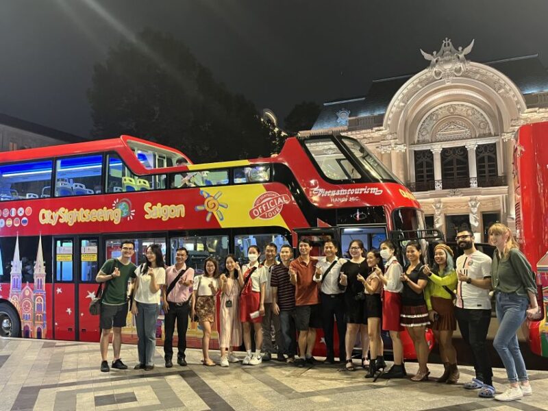 Saigon: City Sightseeing 45-Minute Panoramic Night Tour - Itinerary Breakdown