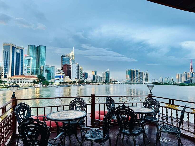 Saigon: Private table on board in a Luxury Cruise - The Sum Up