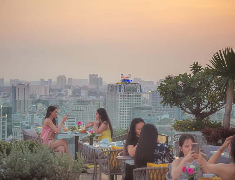 Saigon Sky View: From Hidden Heights to City Lights - Authentic Vietnamese Street Food Experience
