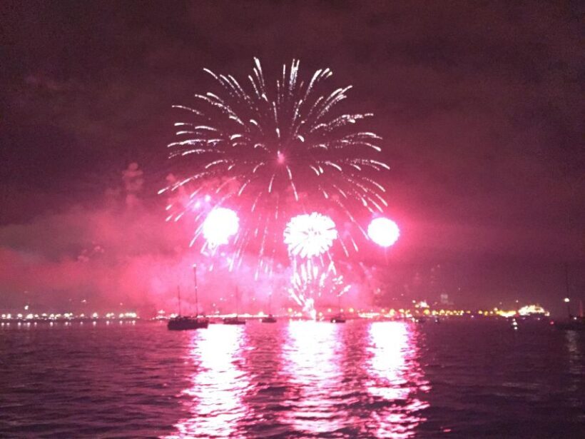 Sail into 2026: Lisbon Fireworks from the River - The Fireworks and Views