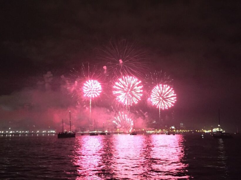Sail into 2026: Lisbon Fireworks from the River - The Midnight Moment