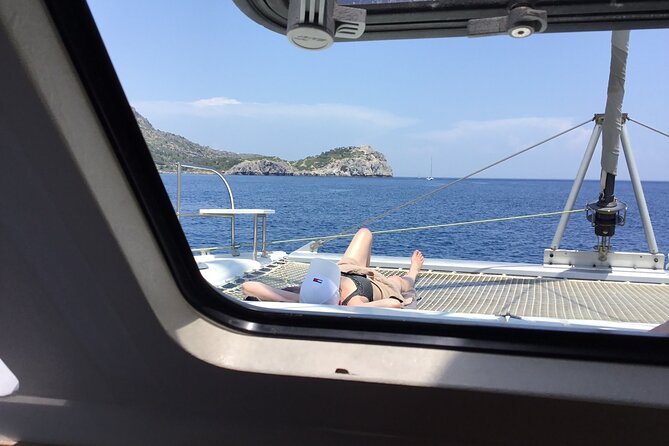 Sailing Catamaran day cruise - Rhodes with lunch & drinks - Key Points