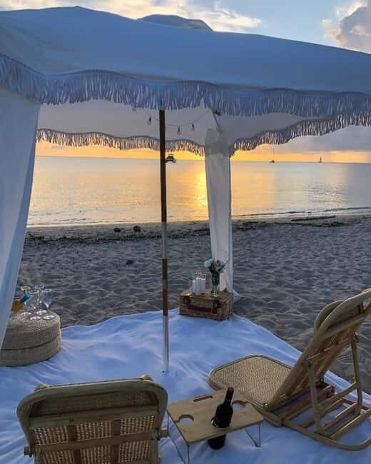 Saint Lucia: Sunset Soirée Beach Cabana Picnic - Key Points