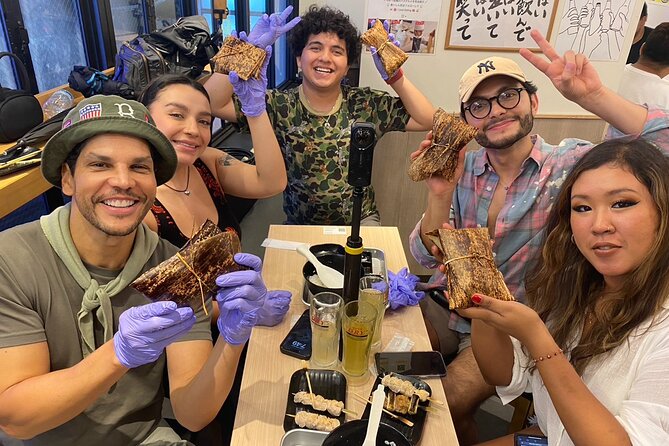 Sake Tasting and Yakitori & Onigiri Making Experience - Sake Tasting