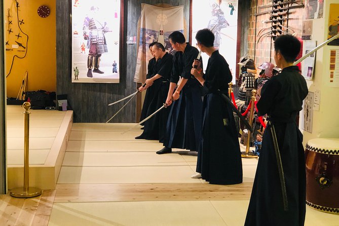 Samurai Sword Experience (Family Friendly)at SAMURAI MUSEUM TOKYO - Donning the Samurai Attire