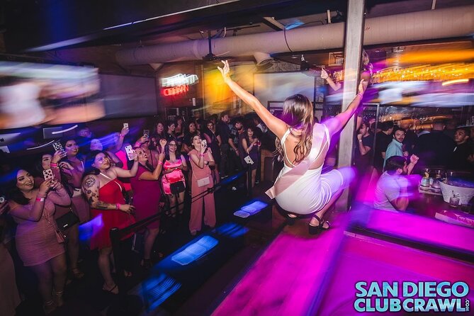 San Diego Club Crawl: Nightlife Party Tour - Inclusions and Accessibility Features