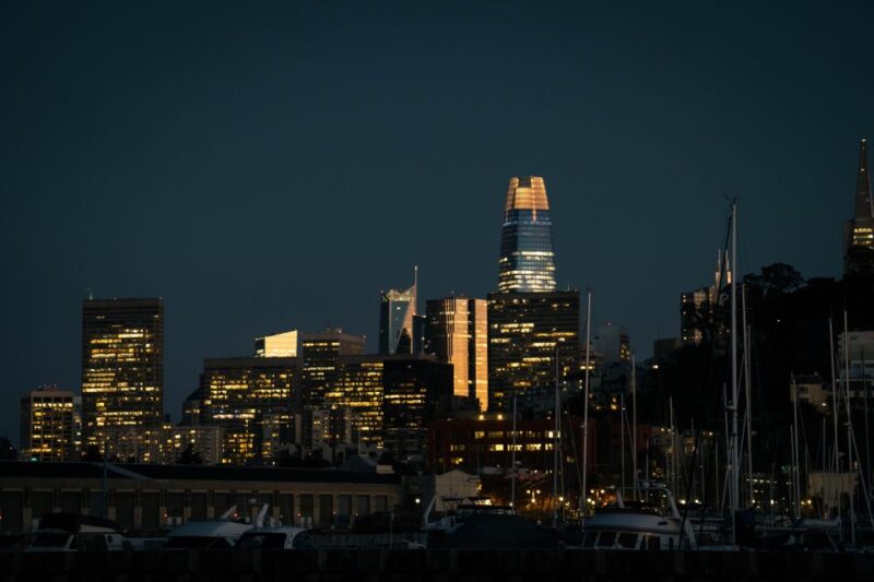 San Francisco: City Lights Sail Under the Full Moon - Key Points