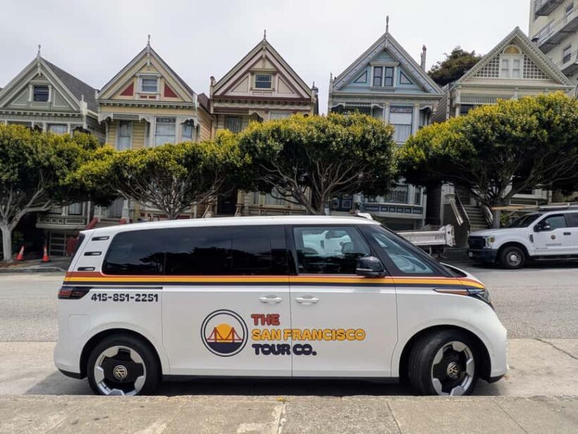 San Francisco City Tour in New EV Volkswagen Van - Key Points