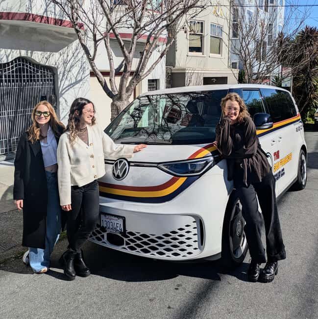 San Francisco City Tour in New EV Volkswagen Van - Frequently Asked Questions
