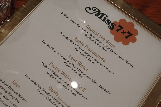 San Francisco History, Cocktail/Mocktail, Walking Guided Tour - An Honest Look at the Experience