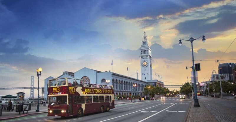 San Francisco: Panoramic Sunset Tour by Open-Top Bus - Detailed Itinerary and Stops
