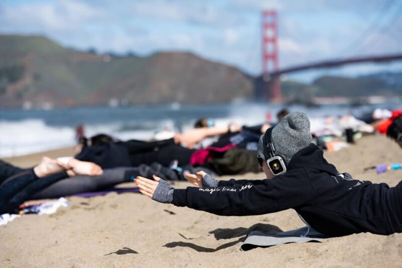 San Francisco: Silent Disco Yoga at Baker Beach - The Value of the Experience