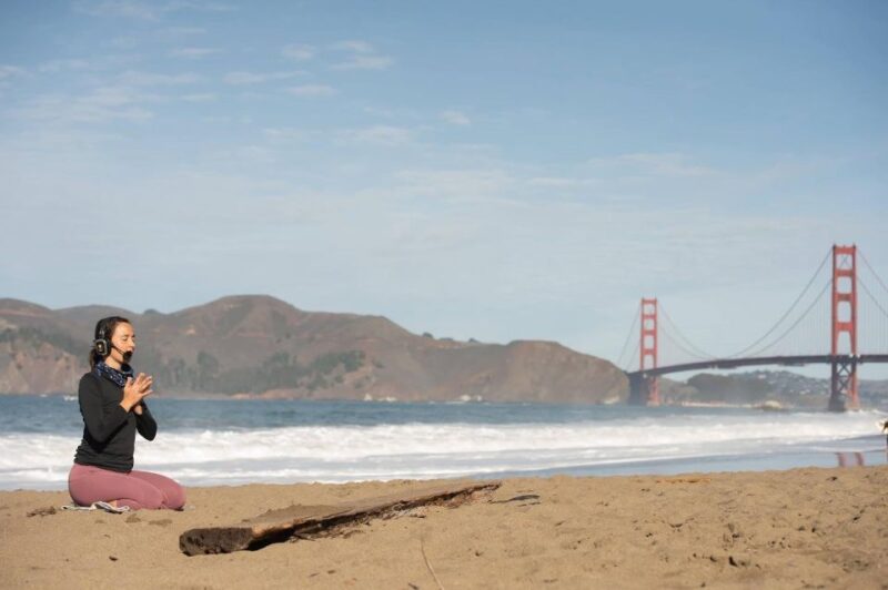 San Francisco: Silent Disco Yoga at Baker Beach - The Sum Up