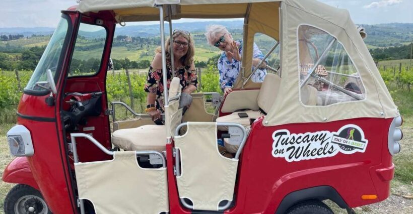San Gimignano: Chianti Hills Tuk-Tuk Tour for 2 - Key Points