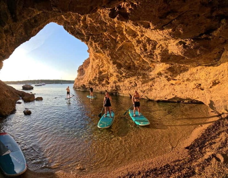 SANT ANTONI: ALL INCLUDED PADDLE SURF&SNORKEL TOUR BOAT - Key Points