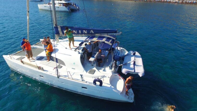 Santorini: 7-Hour Private Catamaran Cruise with Food & Drink - An In-Depth Look at the Experience