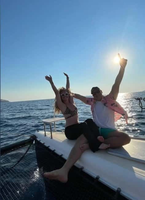 Santorini: Adventurous Catamaran Experience with Snorkeling - An Authentic and Adventurous Day on the Water