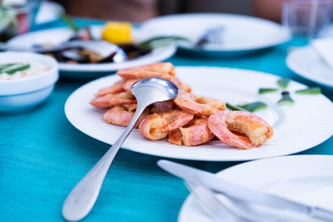 Santorini All-inclusive Private Catamaran Cruise - Delectable Dining and Beverages