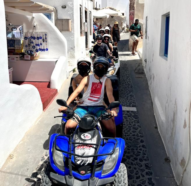 Santorini: ATV-Quad Experience - The Cultural Touch and Refreshments