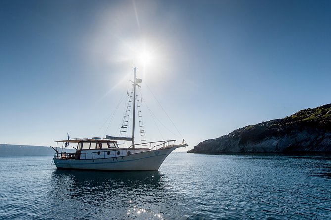 Santorini Caldera Day Traditional Cruise With Meal and Drinks - Booking Details and Pricing Information