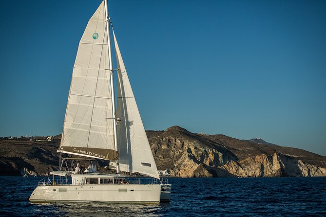 Santorini Caldera Gold Day Cruise With BBQ on Board and Open Bar - Gourmet BBQ and Open Bar Delights