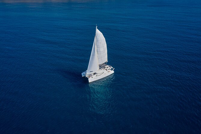 Santorini: Caldera Private Catamaran Cruise with Meal & Drinks - Snorkeling & Swimming