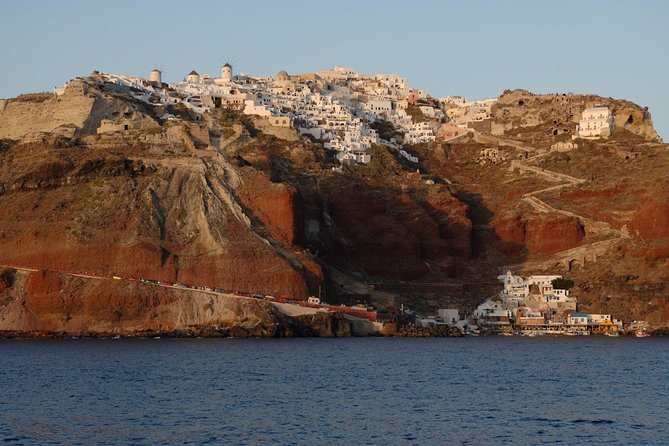Santorini Caldera Sunset Sailing Cruise with Dinner and Wine - Summary