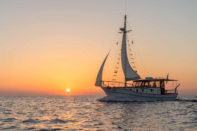Santorini Caldera Sunset Traditional Cruise With Meal and Drinks - Highlights and Activities