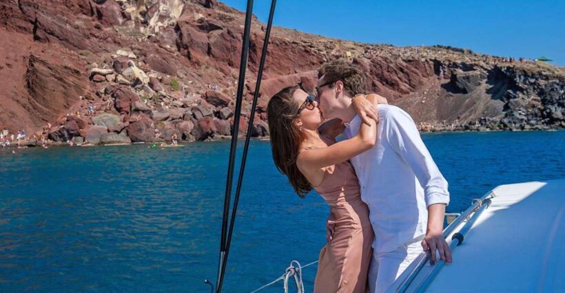 Santorini: Catamaran Cruise with BBQ and Drinks - An In-Depth Look at the Santorini Catamaran Cruise