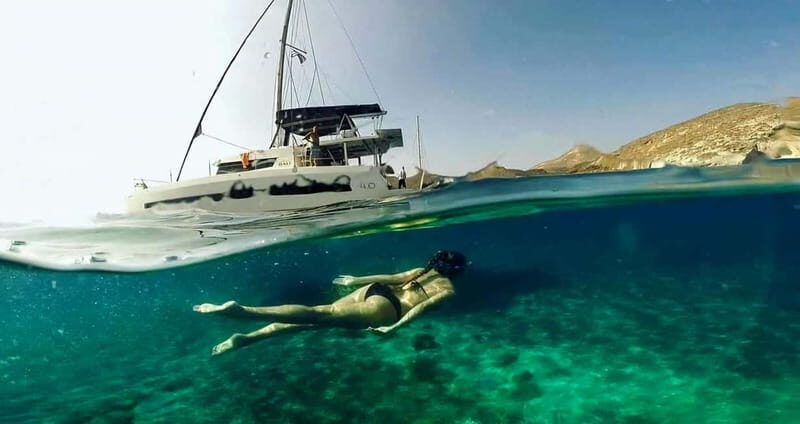 Santorini: Catamaran Cruise with Fresh Meal & Open Bar - Starting with Convenience: Pickup and Transportation