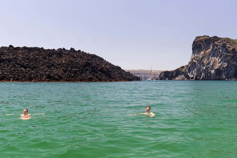 Santorini: Catamaran Cruise with Fresh Meal & Open Bar - Swimming, Snorkeling, and Hot Springs: Active and Relaxing Stops