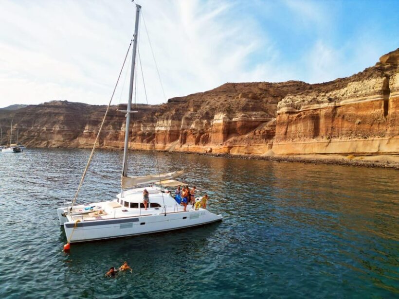 Santorini: Catamaran Cruise with Greek BBQ and Drinks - Setting Sail: An Overview of the Experience