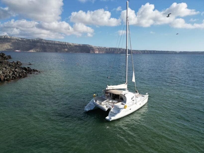 Santorini: Catamaran Cruise with Greek BBQ and Drinks - The Food and Drinks: A Greek Feast