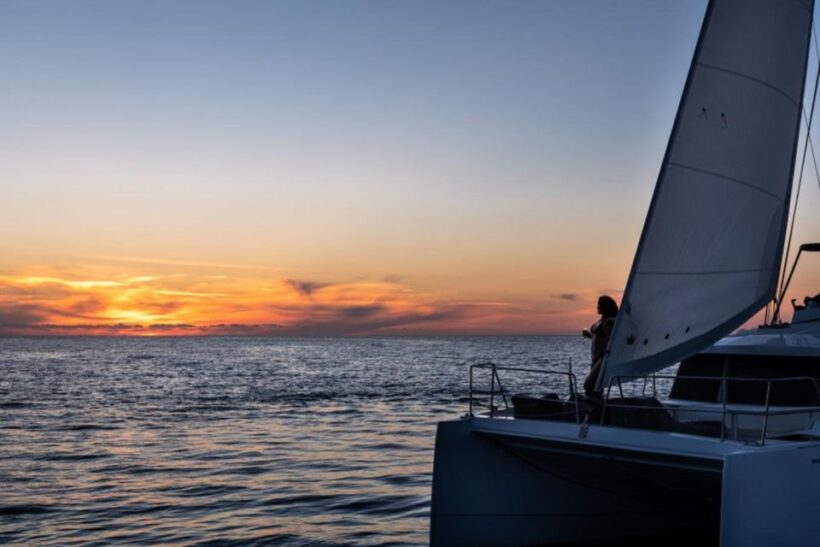 Santorini Catamaran Sunset Skyline Cruise - Key Points