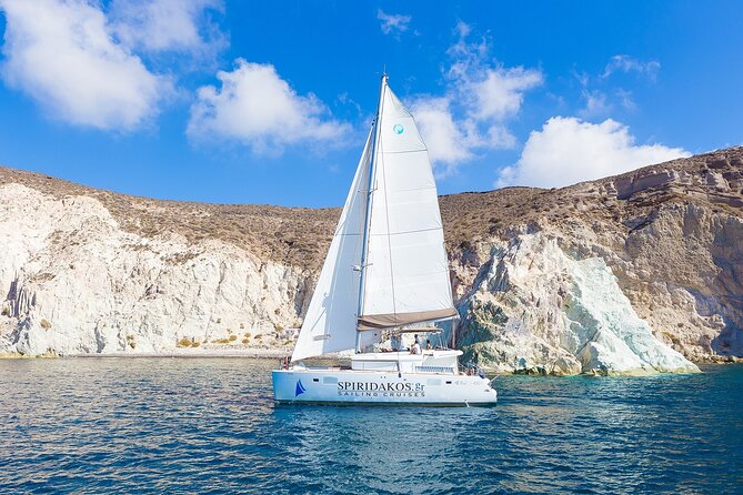 Santorini Classic Catamaran Cruise with BBQ, Drinks and Transfers - An Overview of the Santorini Catamaran Experience