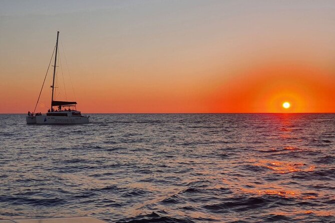 Santorini Classic Catamaran Cruise with BBQ, Drinks and Transfers - The Meal and Drinks